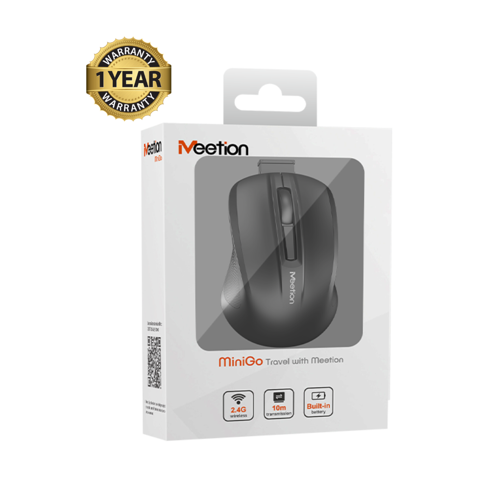 Meetion MiniGo Silent Mini Wireless Optical Mouse – chooseme.lk